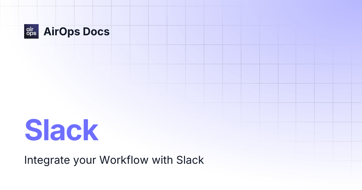 Slack | Documentation